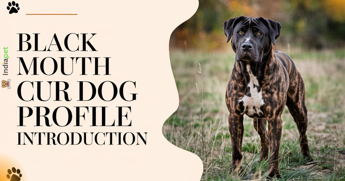 Black Mouth Cur Dog:- History, Health, & Characteristics [2024] - India Pet